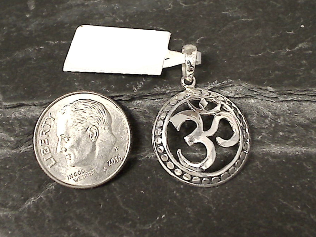 Sterling Silver Om Symbol Pendant – The Mystic Jewel